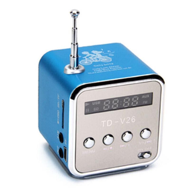 TDV26 mini stereo TF card portable external mobile phone speaker ...