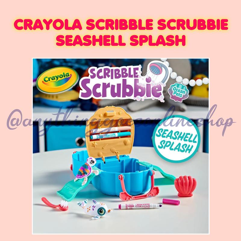 CRAYOLA Scribble Scrubbie SEASHELL SPLASH - TikTok Shop Philippines