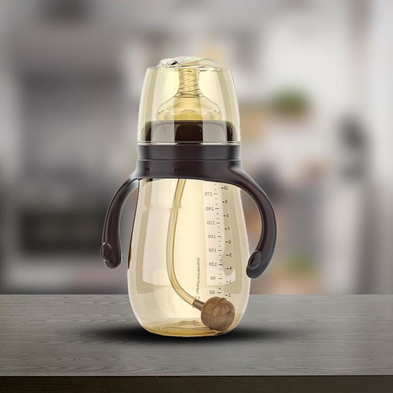 Generic Anticolic Baby Bottles with Silicone Nipples, 240 ml, BPA Free ...