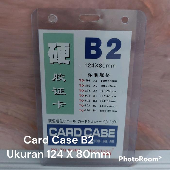 Jual Card Case B2 (20pc) Kartu Plastik Panitia Id Card Nametag (124x80 ...