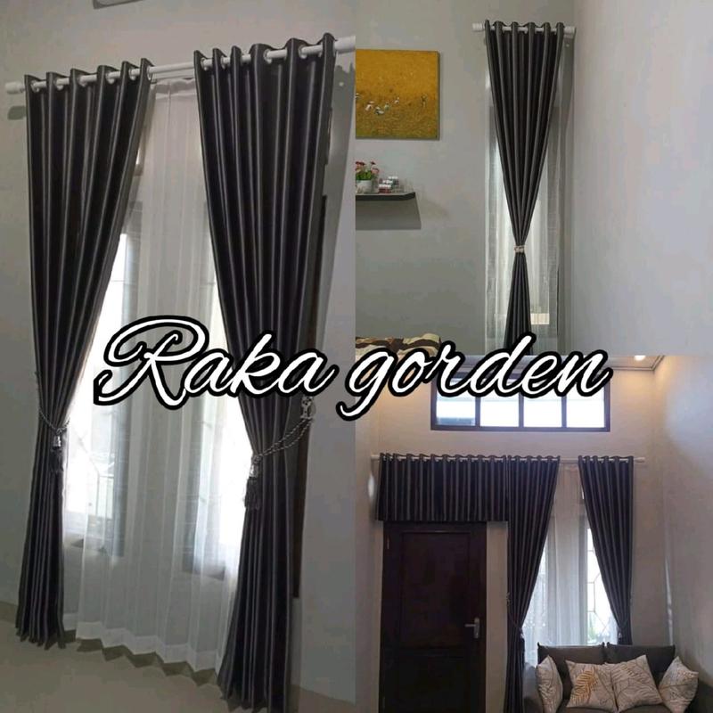 gorden jendela panjang smokring blackout - Shop | Tokopedia