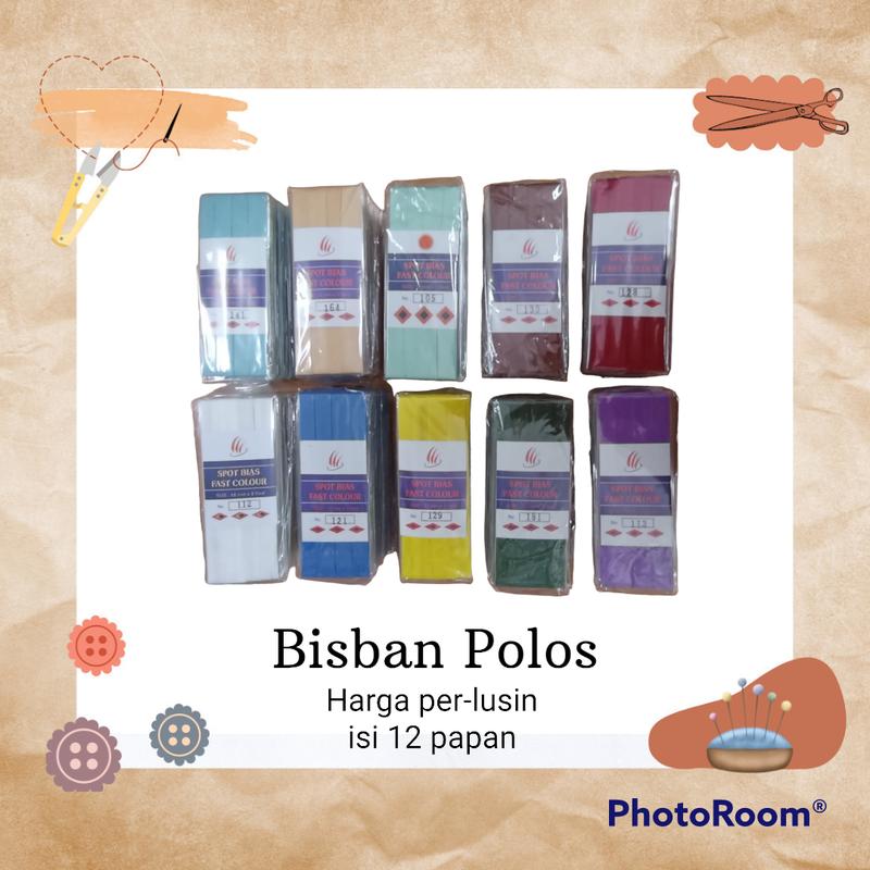 Bisban Satin Polos / Satin Bias Tape / Bisban Satin Tape isi - Shop ...