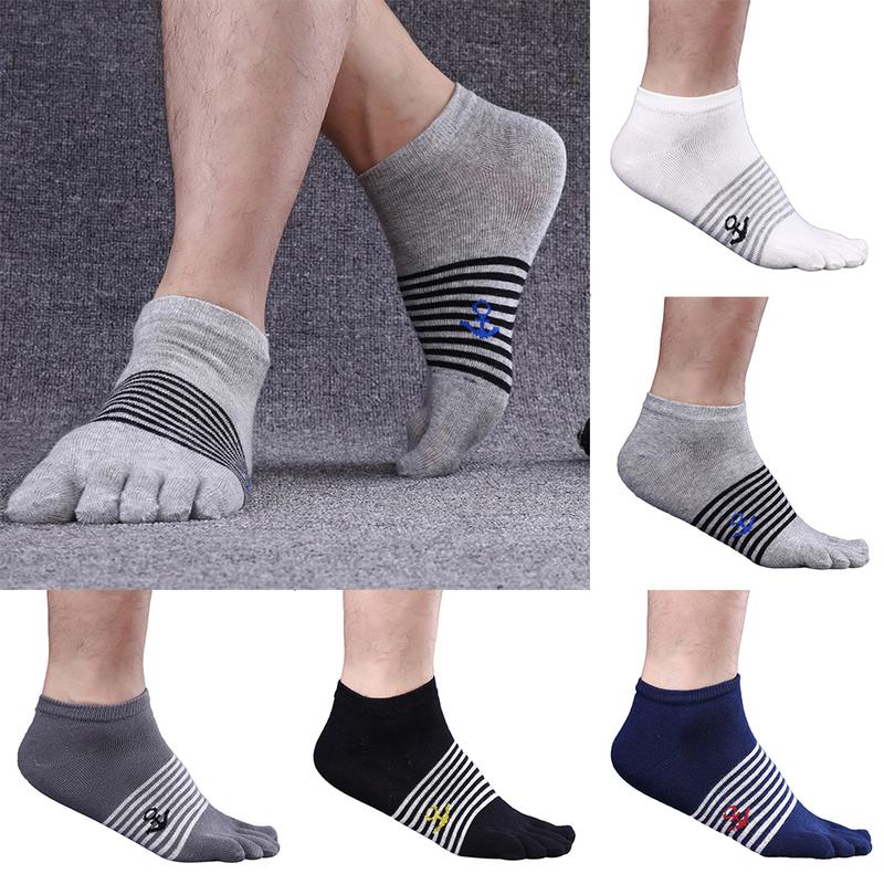 Bqudyzy Breathable Men\'s Five Finger Toe Socks Casual Comfortable ...