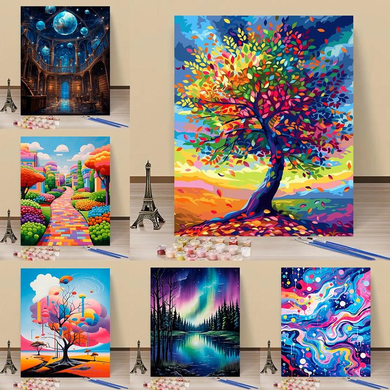 ORFON Paint By Numbers Cosmic Dance Digital Oil Painting By Numbers ...