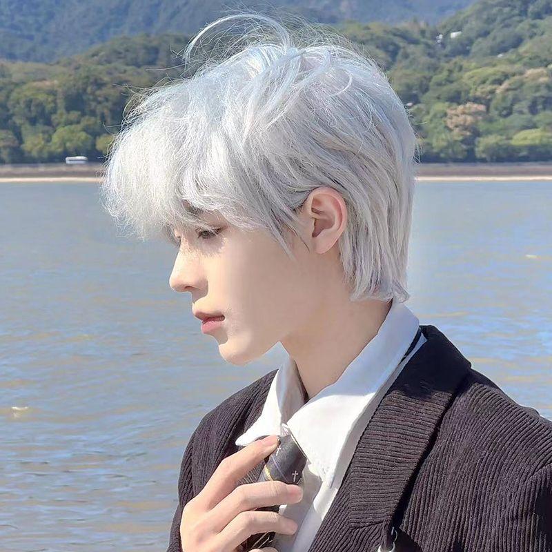 Rambut Palsu Lelaki, Warna Perak, Rambut Pendek, Rambut Pals - TikTok ...