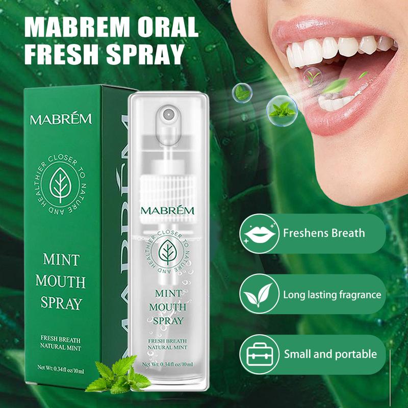 MABREM【FDA】Mint Mouth Spray Breath Cleansing Freshener Oral Spray ...