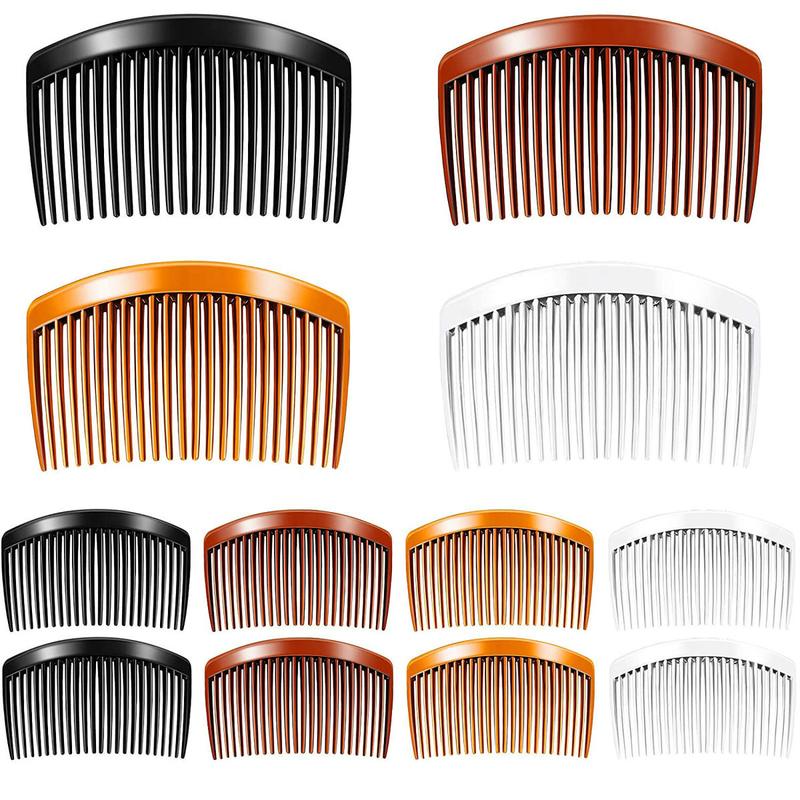 12 Pieces Plastic Side Hair Twist Comb French Twist Comb Hai - TikTok ...