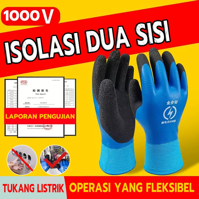 Sarung Tangan Listrik Anti Setrum Class 1000V Sarung Tangan Karet ...