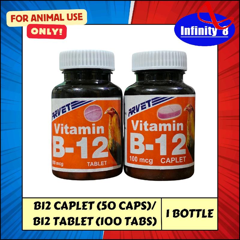 ARVET B12 TABLET/CAPLET (SOLD PER BOTTLE) - TikTok Shop Philippines