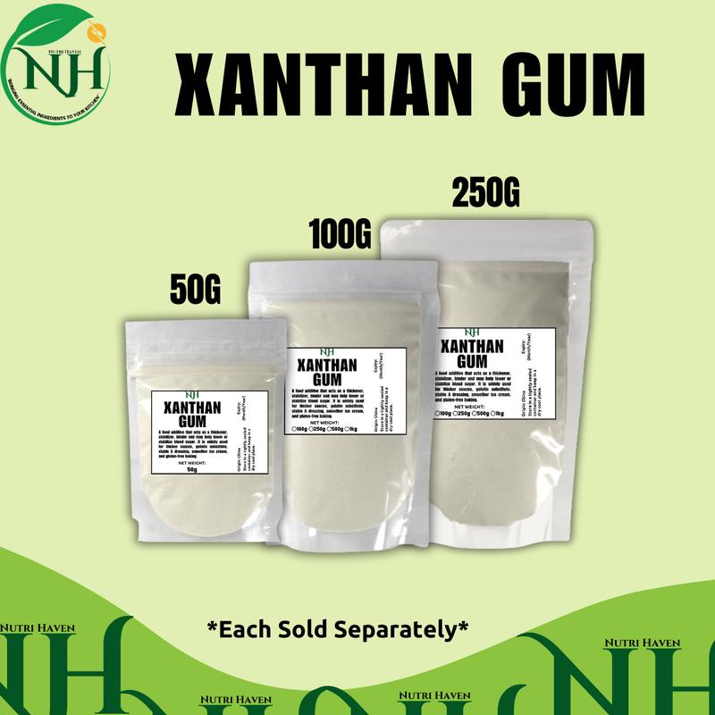 Nutri Haven XANTHAN GUM FOOD GRADE 50g, 100g, 250g (gluten-free ...