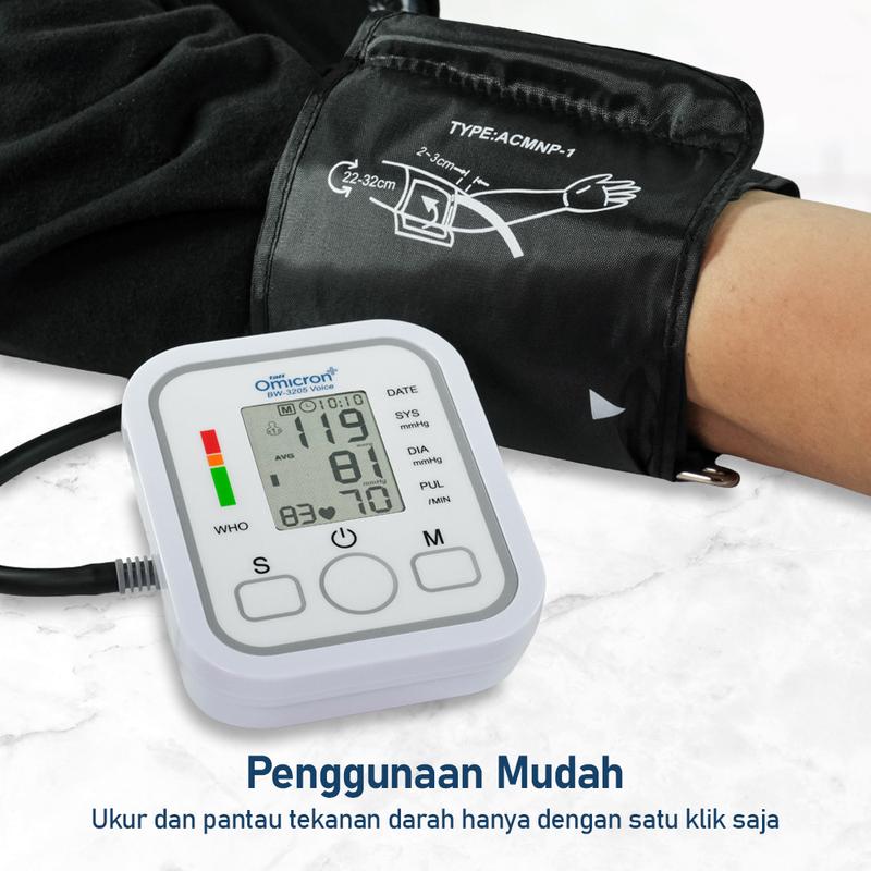Tensimeter Digital PengukurTekananDarah Bahasa Indonesia - Shop | Tokopedia