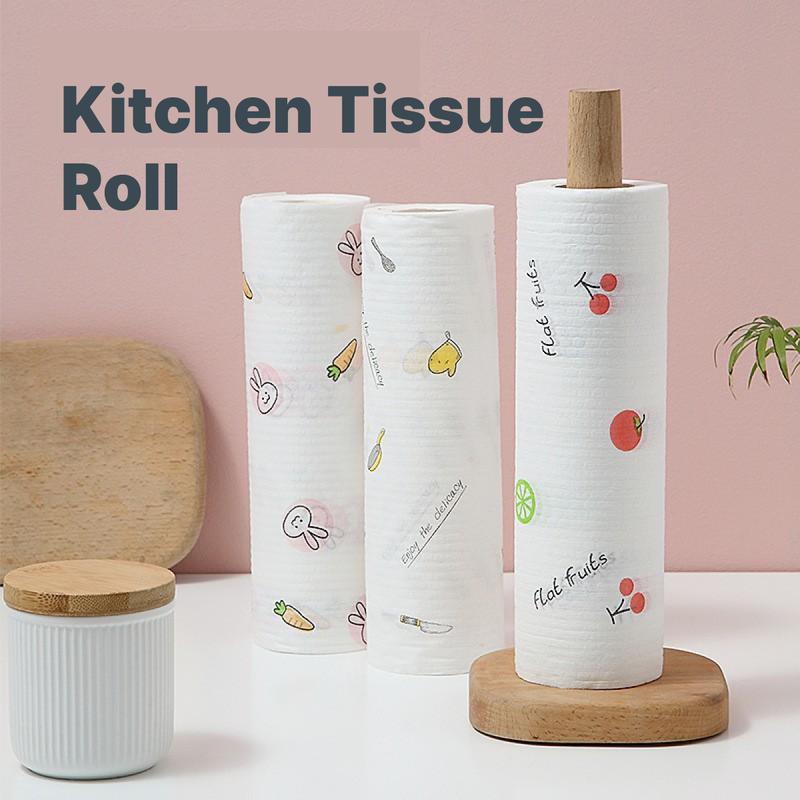 XEX Tissue Dapur Kitchen Tissue Roll Cleaning Cloths Lazy Ra - TikTok ...