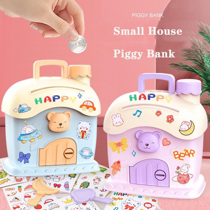 Nice Cute Cartoon Kids Bank ATM Password Intelligent Bank Toy - TikTok ...