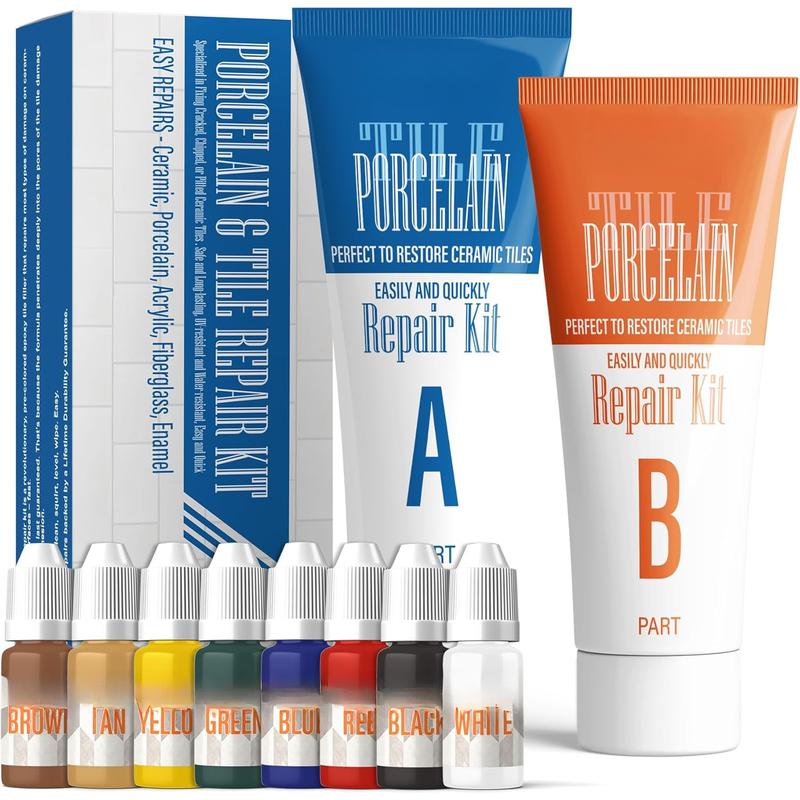 Tile Repair Kit, Ceramic Tile Repair Kit(Color Match), Porcelain Tile ...