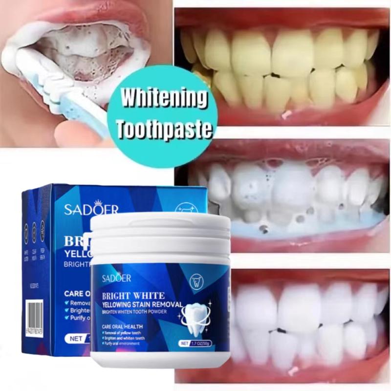 Teeth Whitening Powder Pemutih Gigi Pasta Gigi Alat Gigi Putih Gigi ...