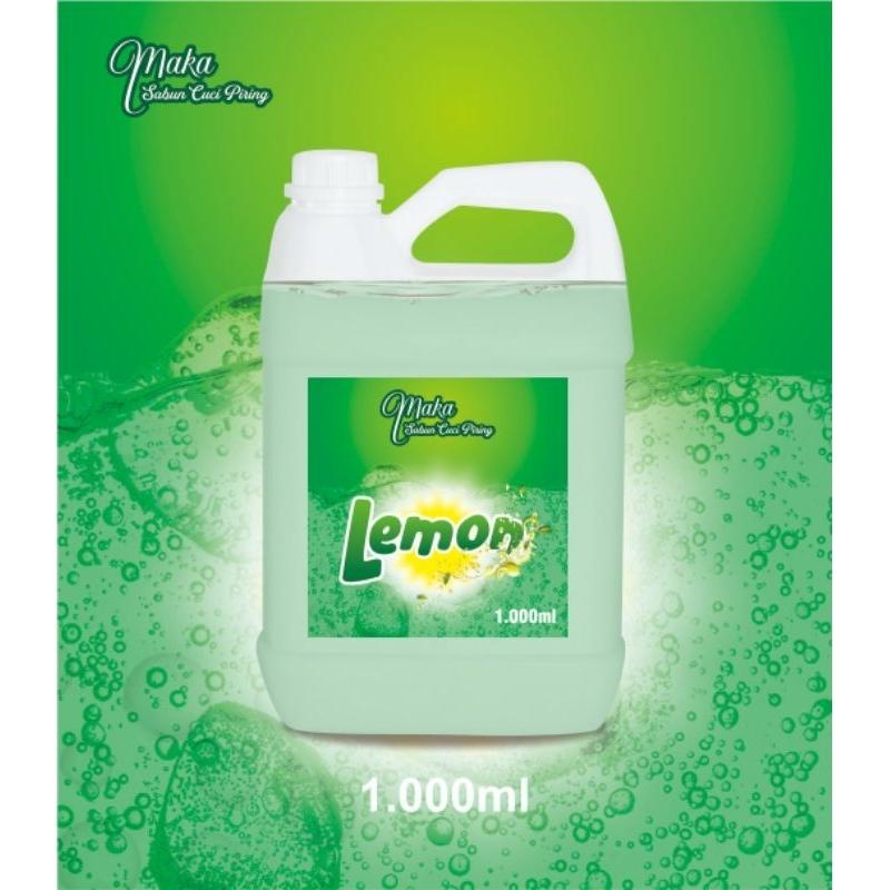 SABUN CAIR CUCI PIRING LEMON JERIGEN 1 LITER {Packing Bubble - Shop ...