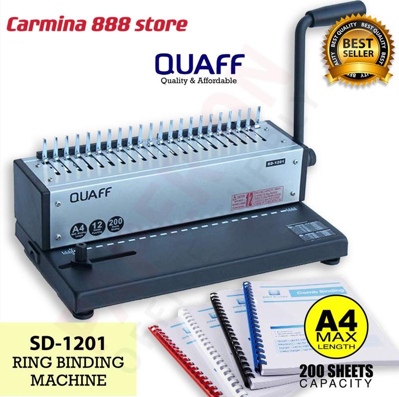 Quaff Binding machine SD-1201 - TikTok Shop Philippines