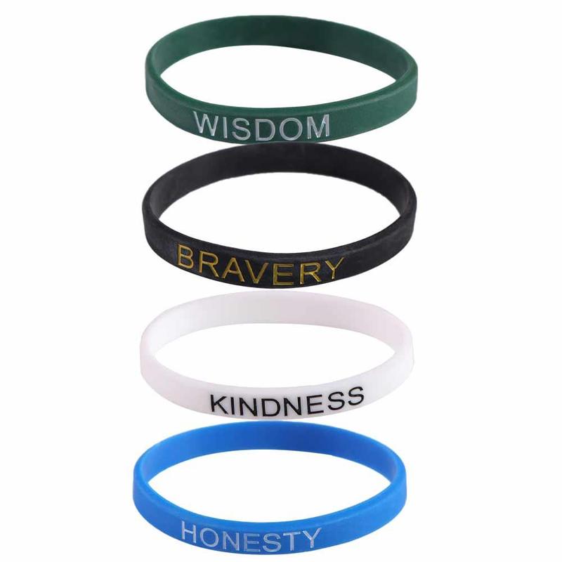 Bangles Hand Bands Fun Motivational Wristbands Printed Waterproof ...