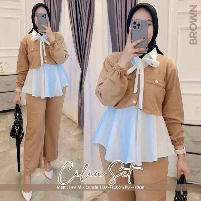 CILIA ONE SET CRINGKEL AIRFLOW - Shop | Tokopedia