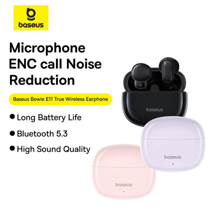 Jual BASEUS E11 TRUE WIRELESS BLUETOOTH EARPHONE TWS MINI EARBUDS ...