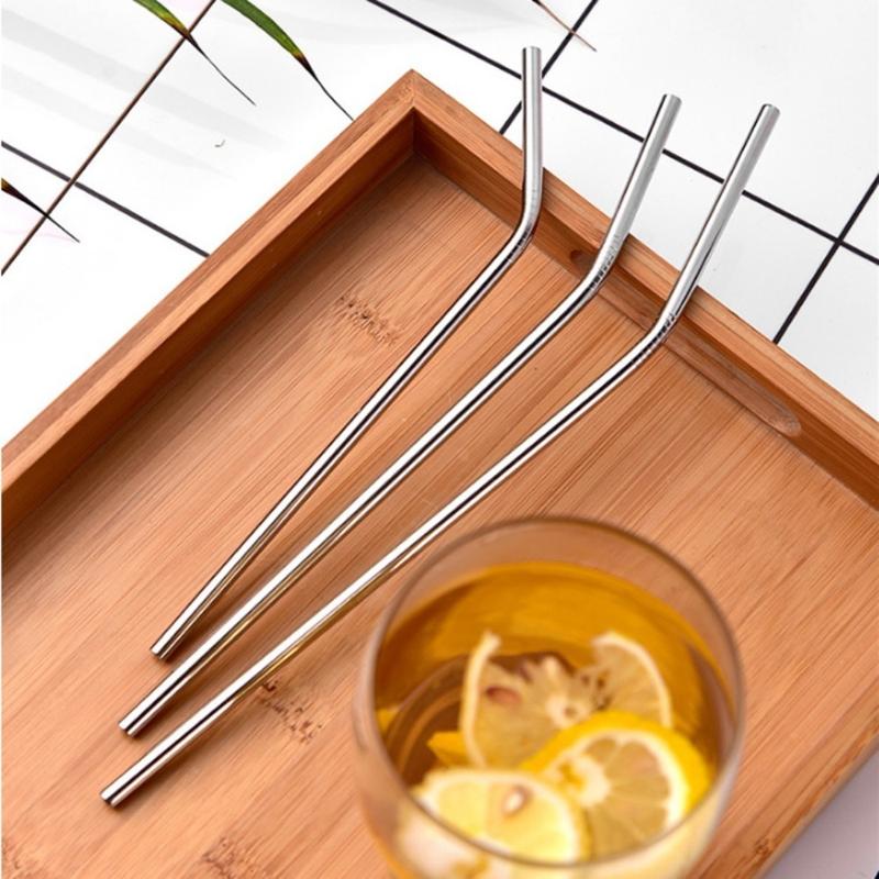 Reusable Bends Stainless Steel Straws Straight Tubes Diamete - TikTok ...