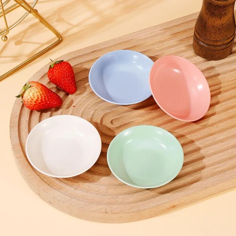 3/1PCS Wheat Straw Seasoning Dish Household Kitchen Creative - TikTok ...