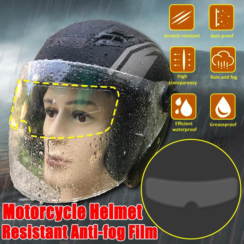 {Ready Stock} Motorcycle Helmet Film Anti Rain and Anti Fog Film ...