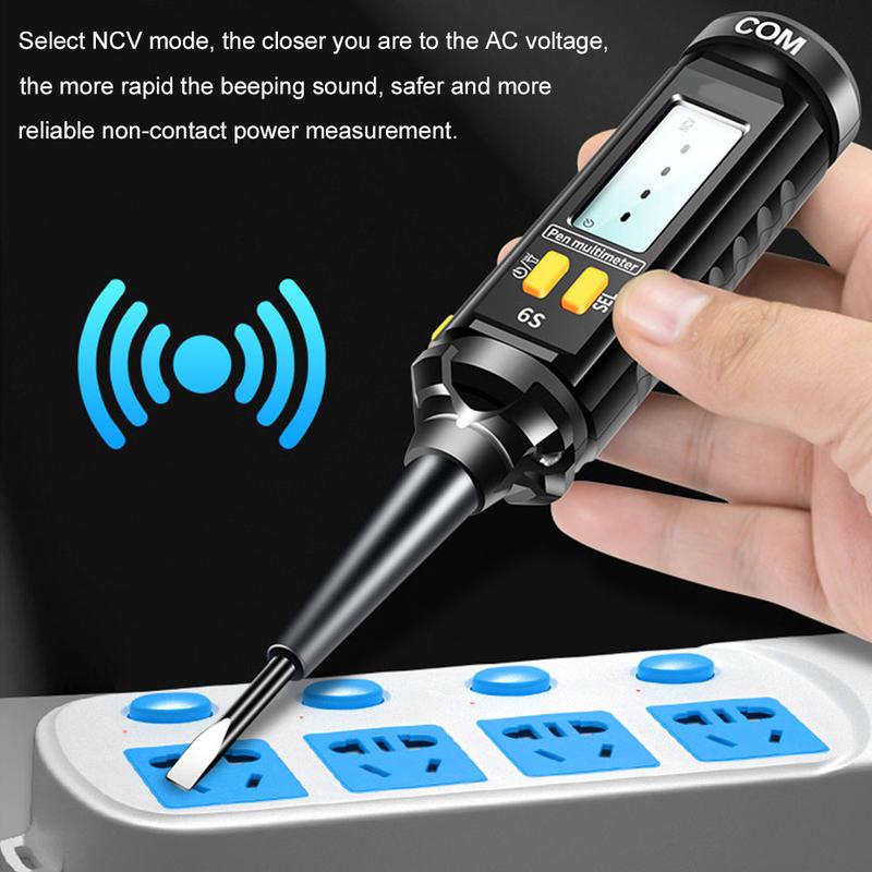 Multimeter Digital, Jenis Pen, 4000 Kiraan, Pengesan Voltan, - TikTok ...