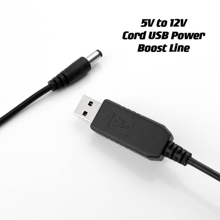 5V to 12V USB Cable WiFi Router Demodulator to Mobile Power Boost ...