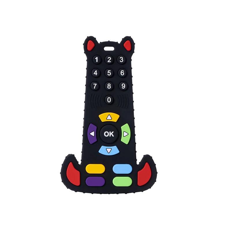 1pcs Baby Silicone Teether BPA Free Remote Control Shape Teether Rodent ...
