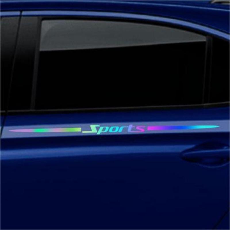 Car Body Sticker, Colorful Car Sport Style Sticker, Fashionable ...