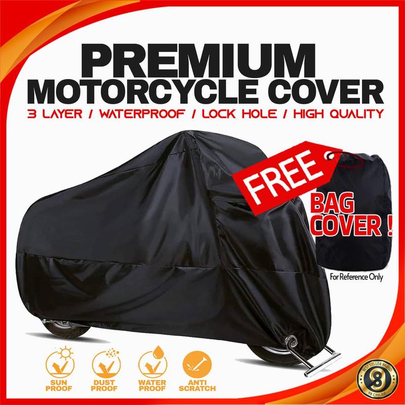 Waterproof Motorcycle Motor Bike Scooter Moto Cover Package Rain ...