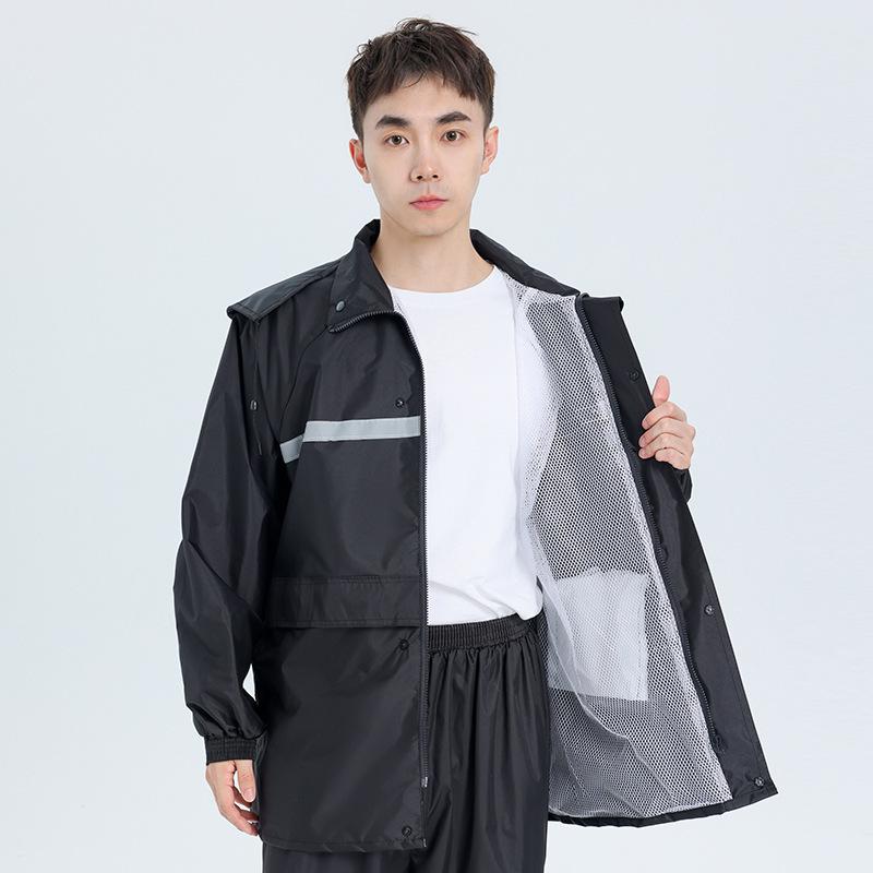 Split Raincoat Rain Pants Thickened Set Full Body Anti-Explosion ...