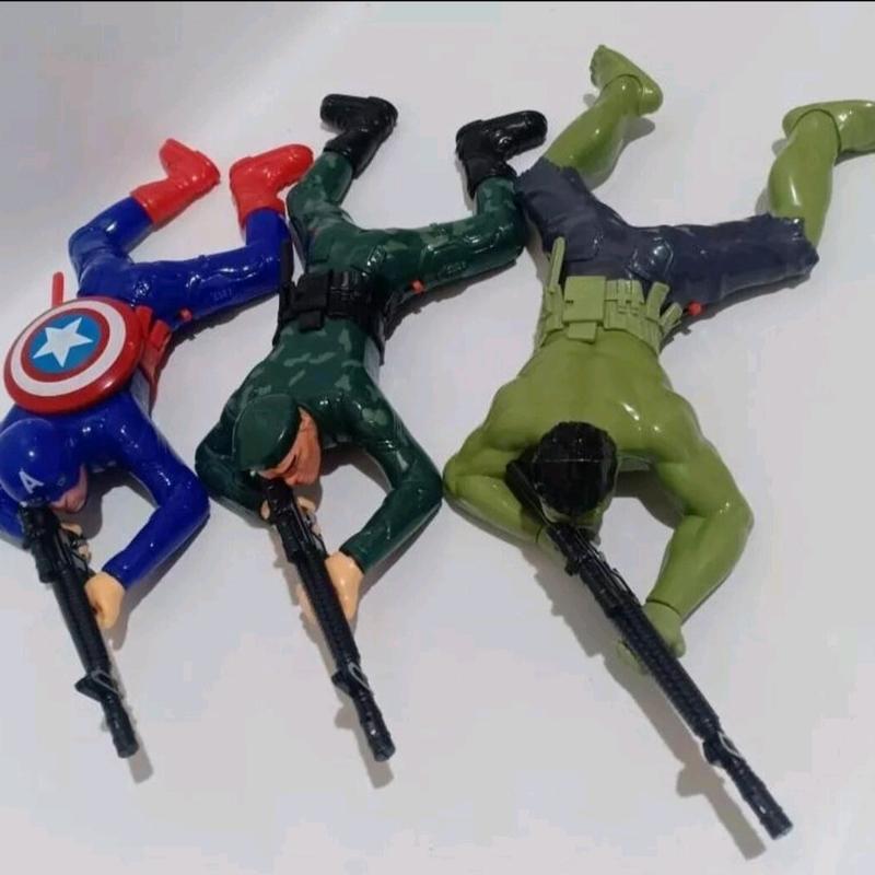 1PCS MAINAN ANAK ACTION FIGUR TENTARA MERAYAP MAINAN MERANGKAK BATERAI ...