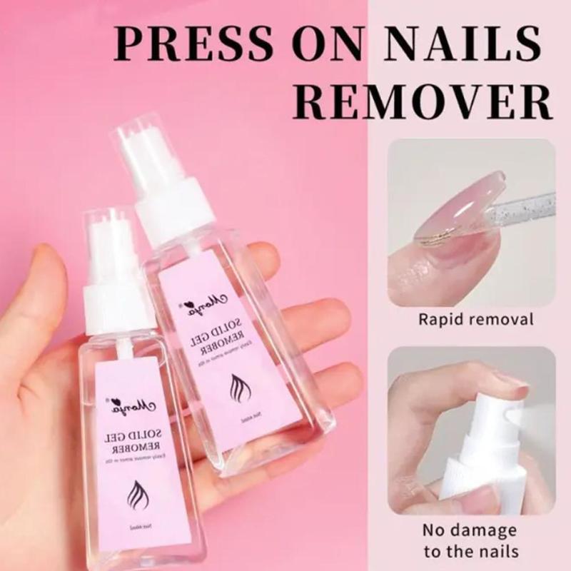 Penanggal, 60ml, Untuk Gam UV, Tekan Pada Petua Kuku, Rendam - TikTok ...