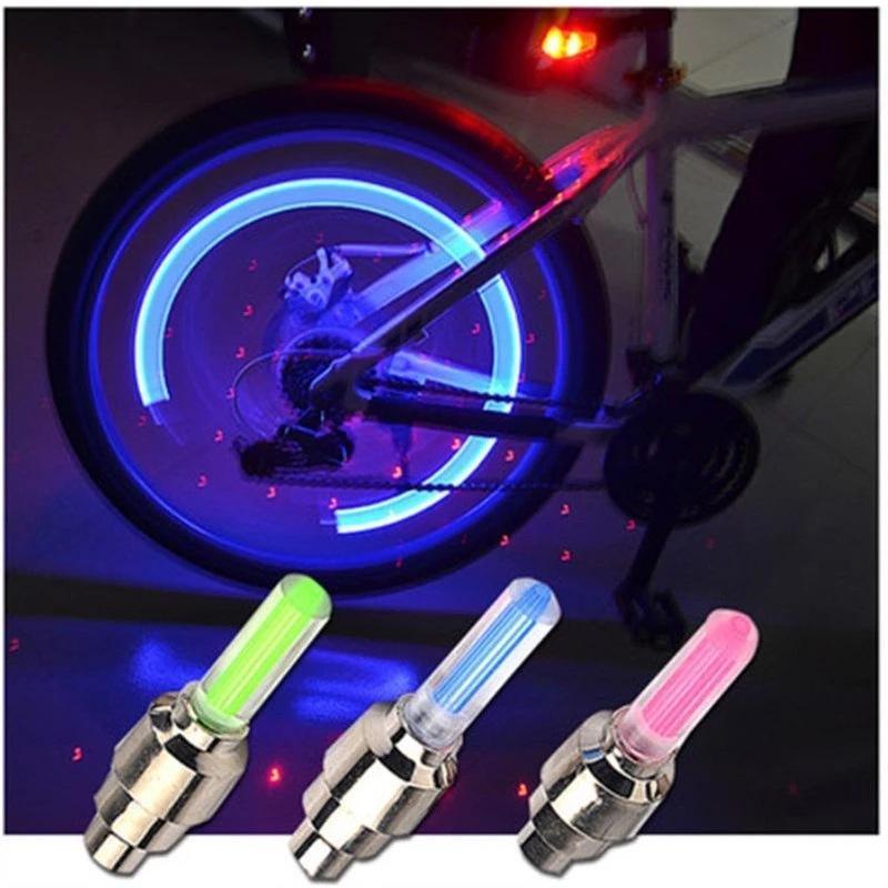 1PCS Bike Neon Light Valve Decoration Light Bicycle Tire LED - TikTok ...