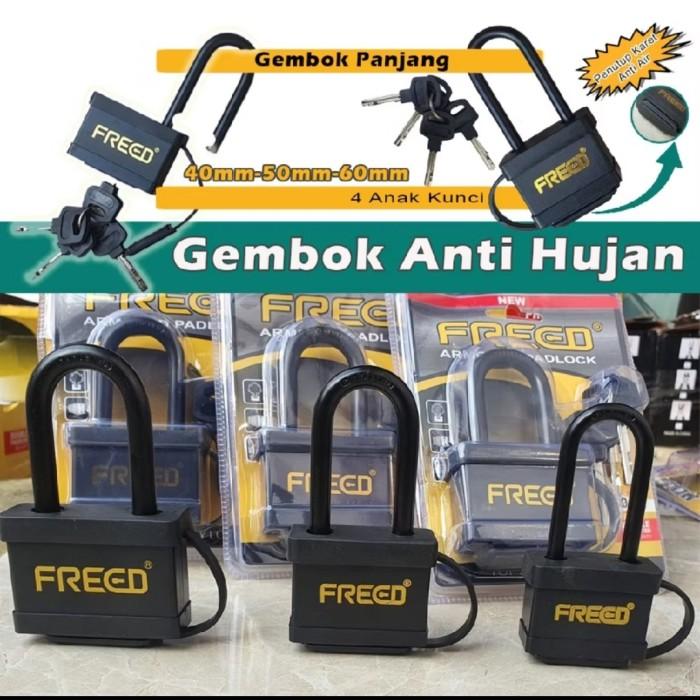 Jual Gembok Anti Air Freed Gembok Pagar Gembok Rumah Waterproof - FREED ...