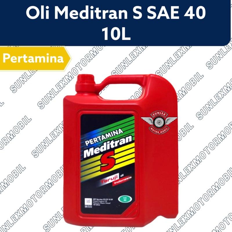 OLI MEDITRAN S OIL DIESEL SAE40 SAE 40 GALON 10L ASLI PERTAMINA - Shop ...