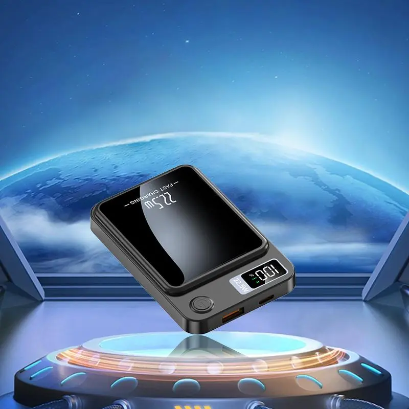 22.5W Portable Mini Wireless Power Bank, 1 Piece USB-A Fast Charging ...