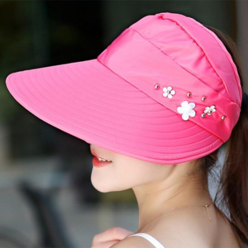 Comfitstore Ht3 Topi Anti Matahari Lipat Pantai Olahraga Wanita ...