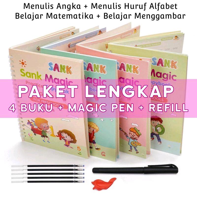 Buku belajar menulis anak tk dan paud / latihan menghitung menggambar ...