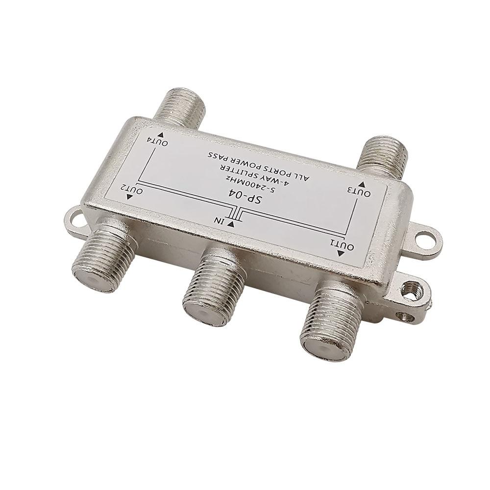 2/3/4 Way TV Antenna Satellite Splitter Coaxial Cable Antenna Cable TV ...