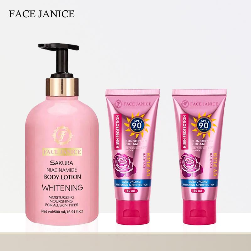 『Buy 1 Get 2 Free』1*500ML FJ Niacinamide Body Lotion, Whitening ...
