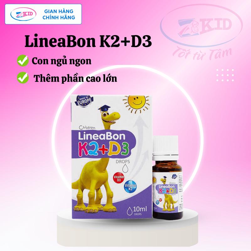 Lineabon K2+ D3 - Bổ Sung Vitamin D3 K2 Cho Bé - Hỗ Trợ Tăng - TikTok ...