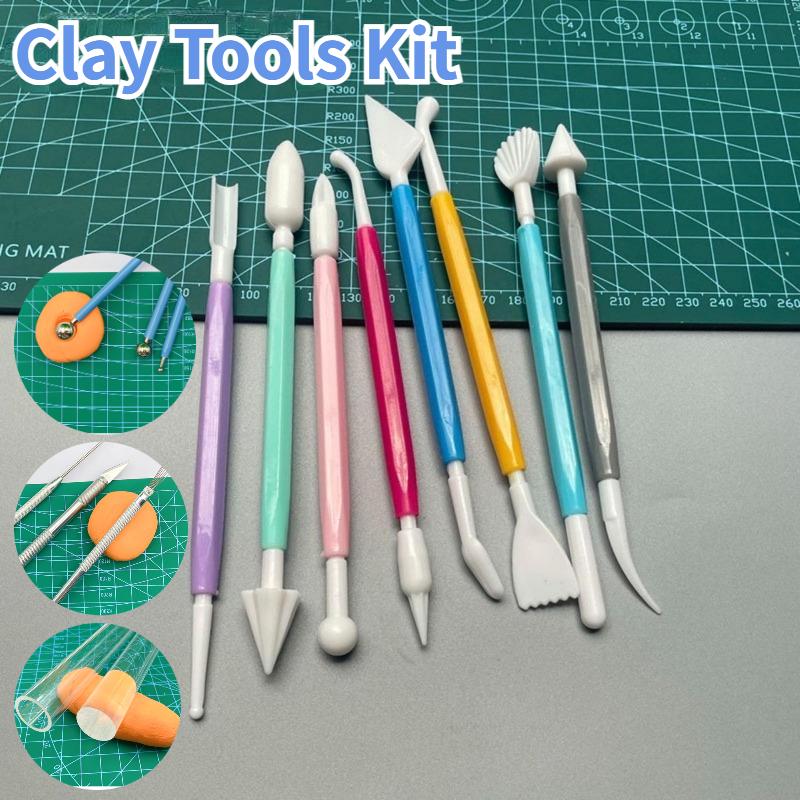 DIY Sculpture Ultra Light Clay Making Kit Set Stone Plastic Soft ...