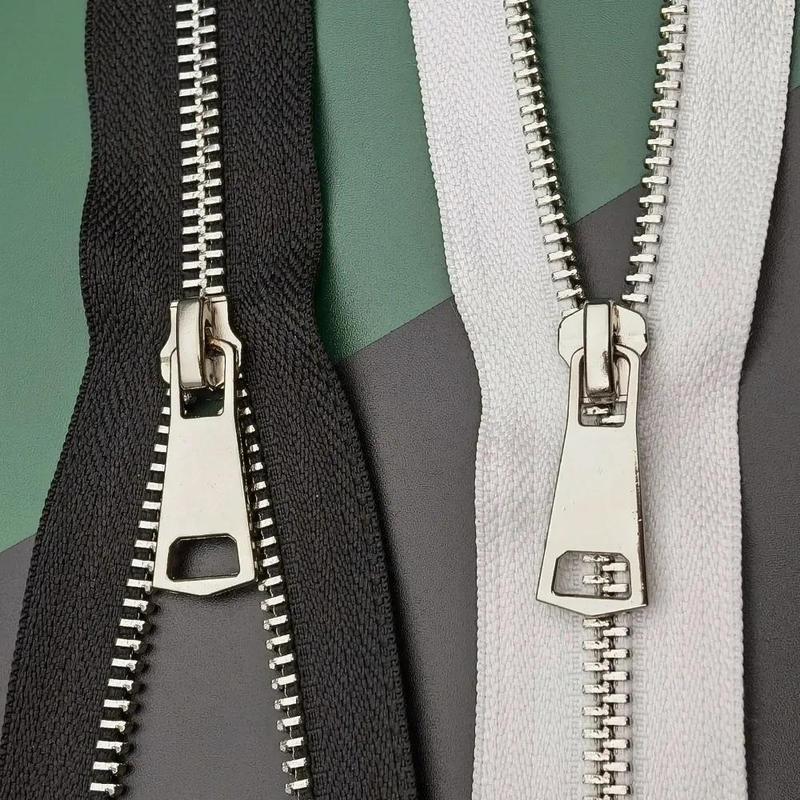 5# Metal Teeth Zippers 60/70/80cm Open-end Auto-lock Zippers - TikTok ...