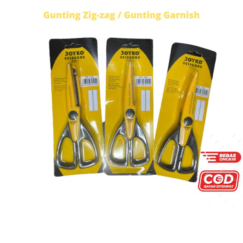 COD Gunting joyko gerigi zig zag ukir buah pepaya carving garnish ...