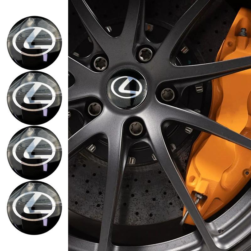 xps4Pcs Car Wheel Center Emblem Stickers Hubcap Badge Decals for Lexus ...