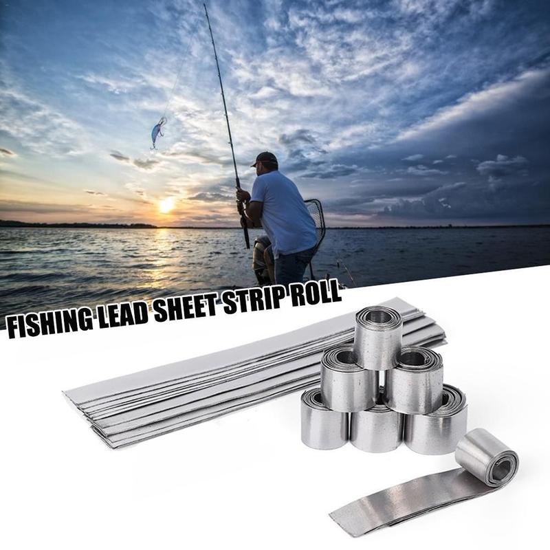Adjustable Flexible Fishing Tackle Tin Roll Lead Sinker Fishing ...