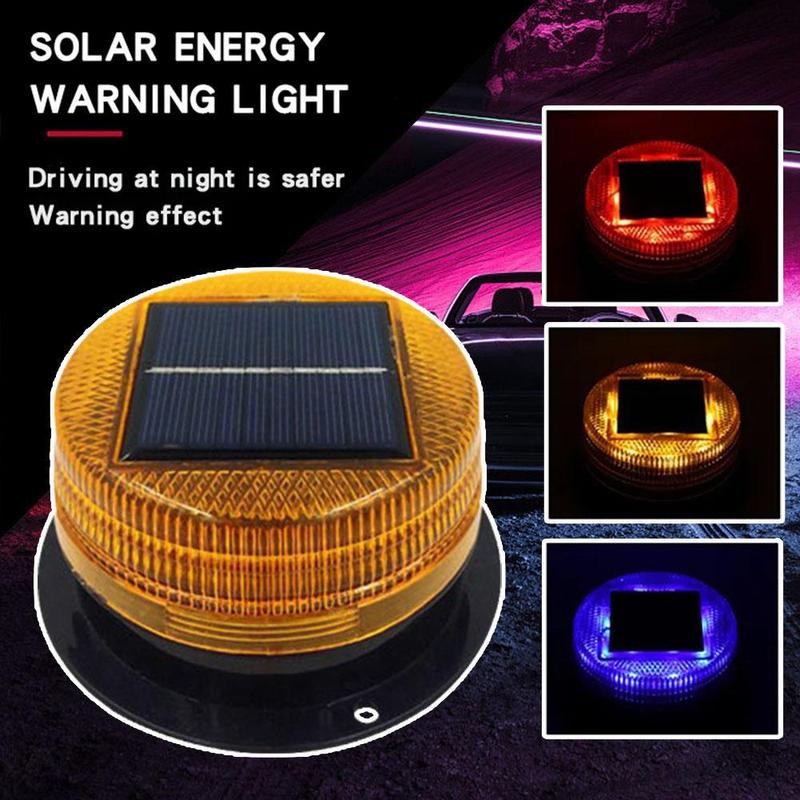 Solar Warning Flashing Lights Led Construction Safety Flashing - TikTok ...